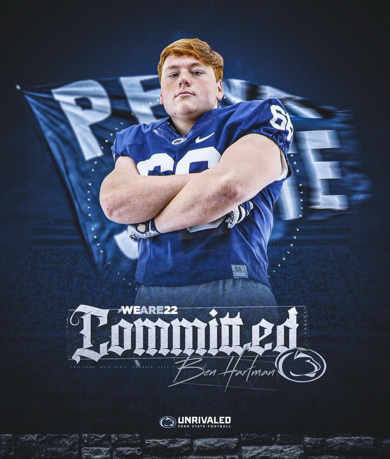OL Ben Hartman Flips From Oregon, Commits to Penn State as Preferred ...