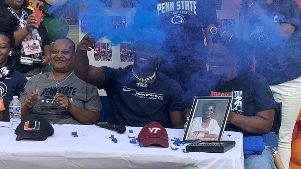 Watch: Ta'Mere Robinson Discusses First Game at Beaver Stadium, When he ...
