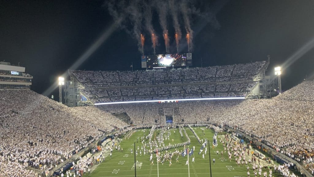 WATCH: Penn State’s Entrance for White Out Against Minnesota