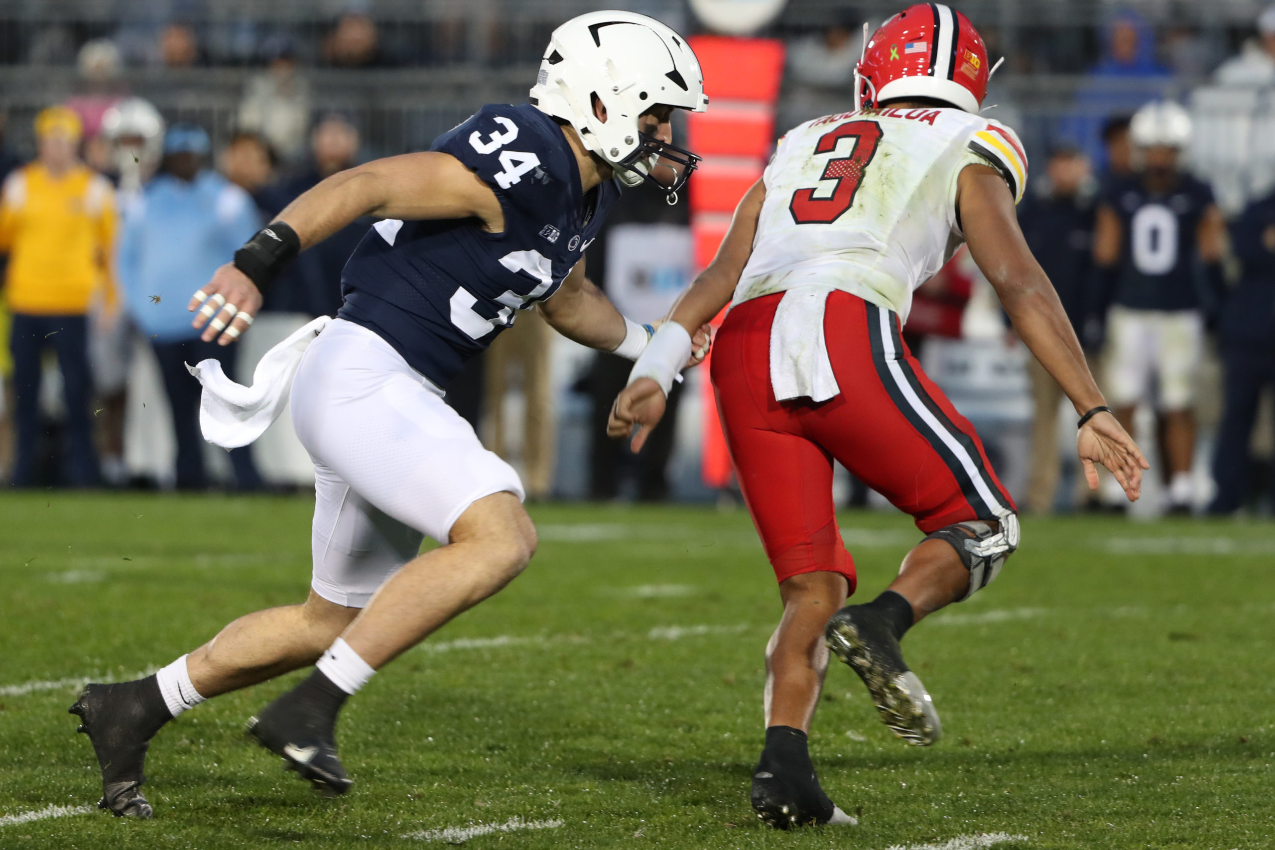 WATCH: PSU Football LB Dom DeLuca Awarded Scholarship