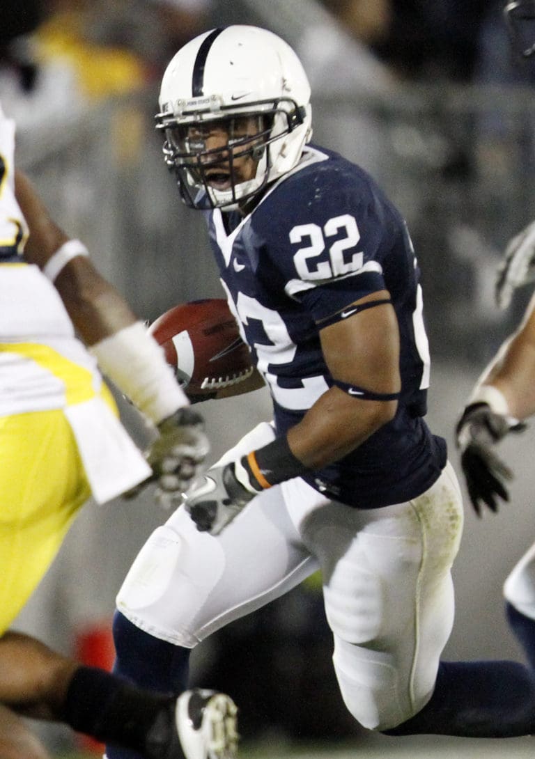 Penn State Great Evan Royster Honorary Captain for Penn State-Michigan ...