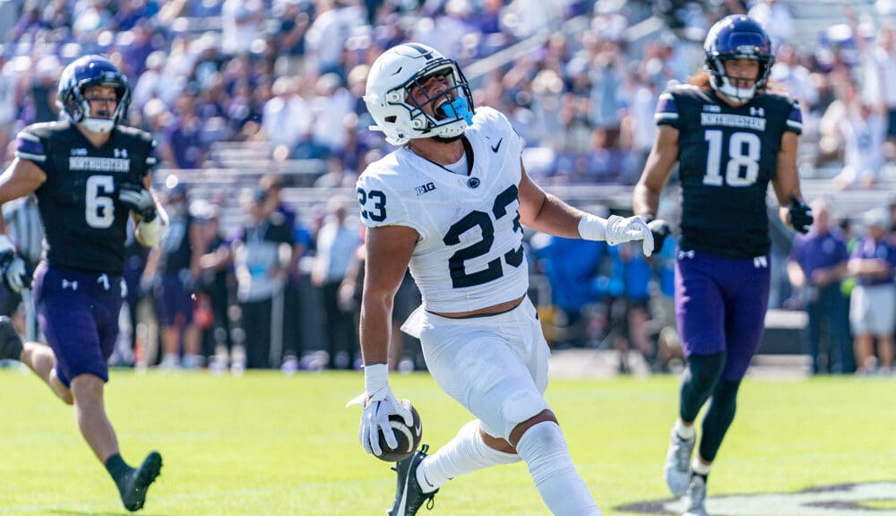 WATCH: PSU RB Trey Potts Gets in on the Action