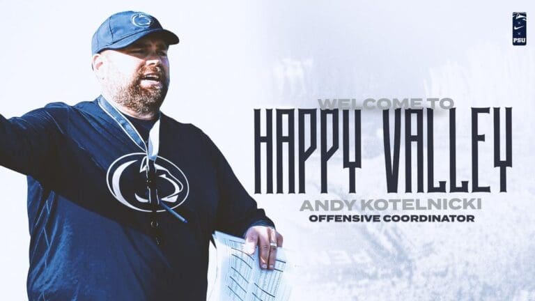 Penn State OC Andy Kotelnicki Named OC of the Year