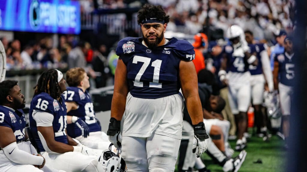 Penn State All 105: OL Vega Ioane Fighting for Starting Role