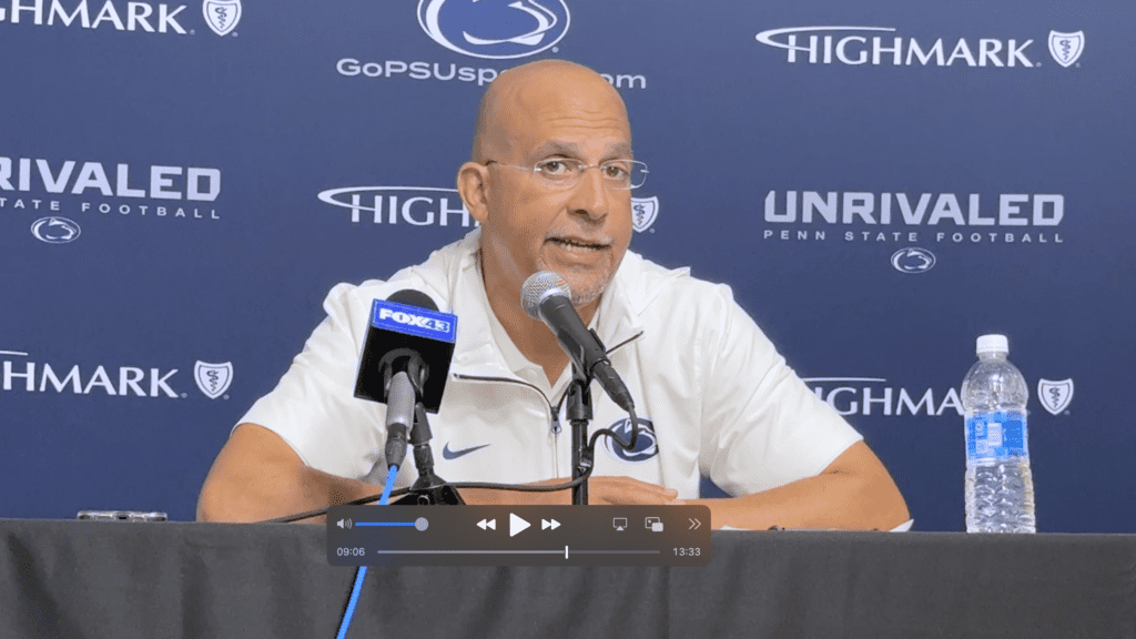 Penn State HC James Franklin Names Starter, And You Might be Surprised