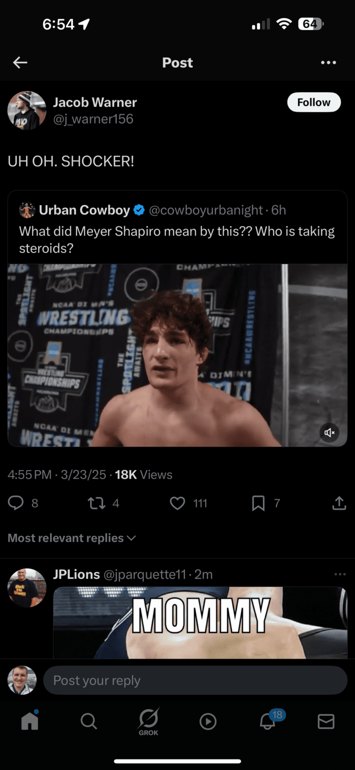Wrestler Makes Steroid Accusation After NCAA Loss | NSN
